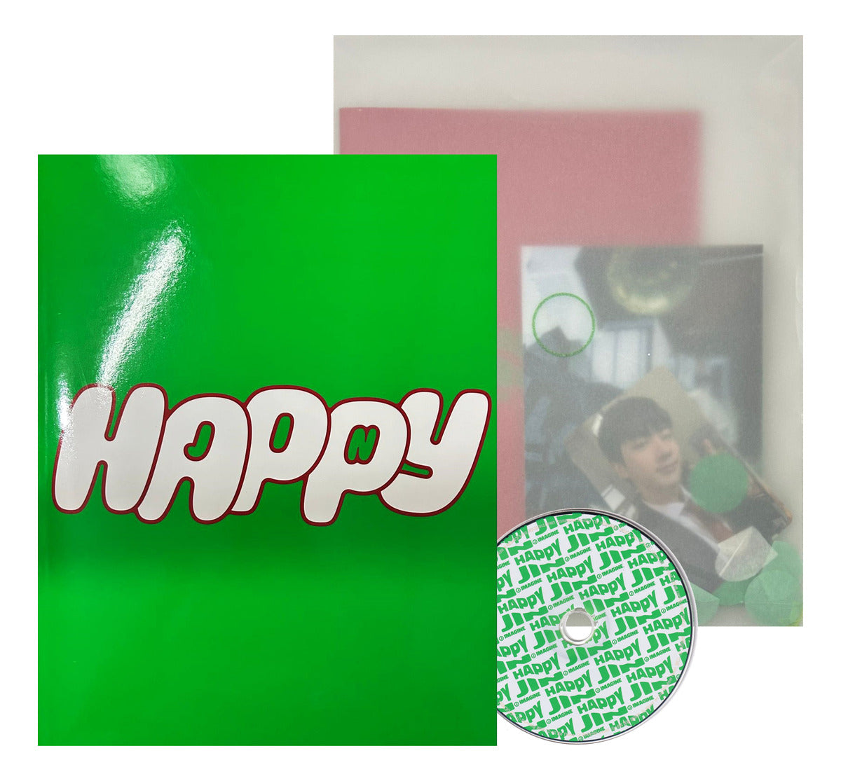 ** Jin ( Bts ) Happy Album Original Version Imagine [ Verde ] – KARZOV